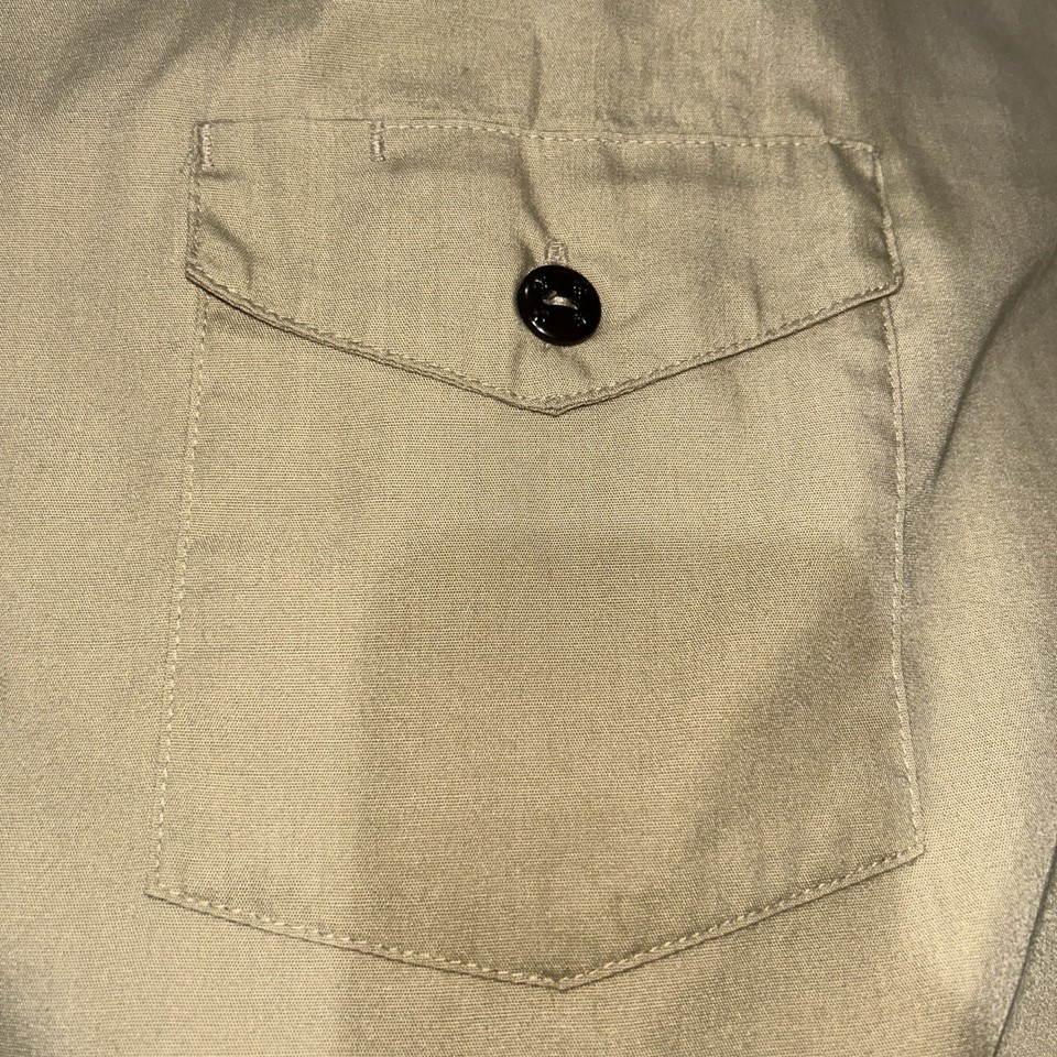 Boy Scout BSA UNIFORM SHIRT Men’s XL Extra Large Short Sleeve Tan V96 ...