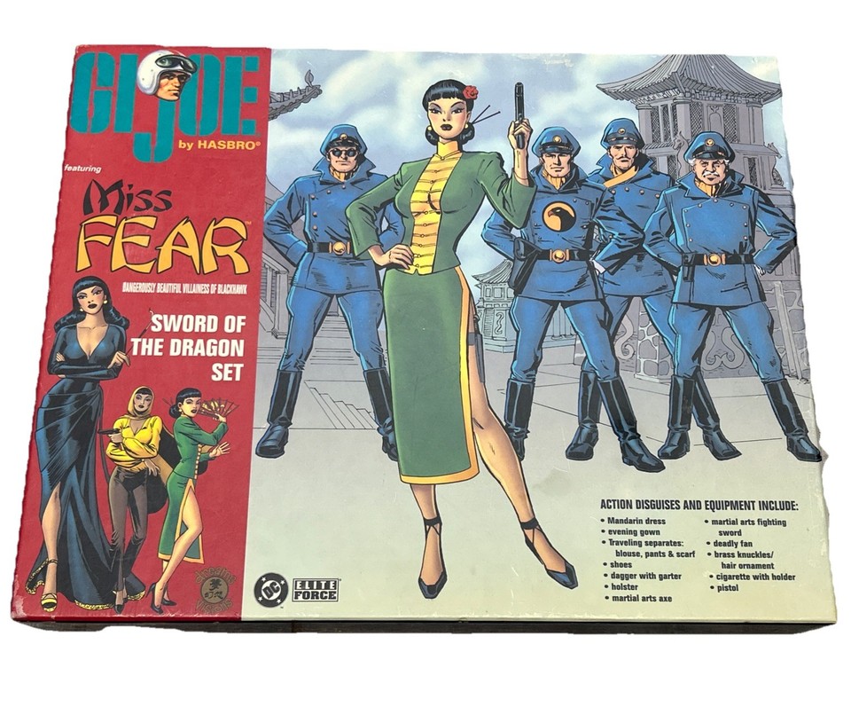Gi Joe Hasbro Miss Fear “Sword Of The Dragon” Limited Edition Figure ...