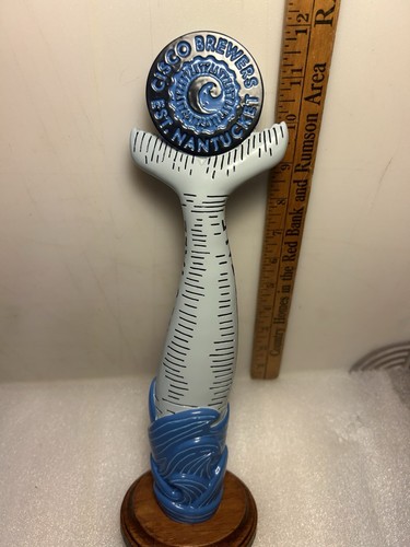 CISCO BREWING WHALES TALE ALE draft beer tap handle. MASSACHUSETTS | eBay