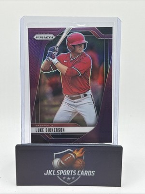 2025 Panini Prizm Baseball #44 LUKE DICKERSON Purple Prizm /149 | eBay ...