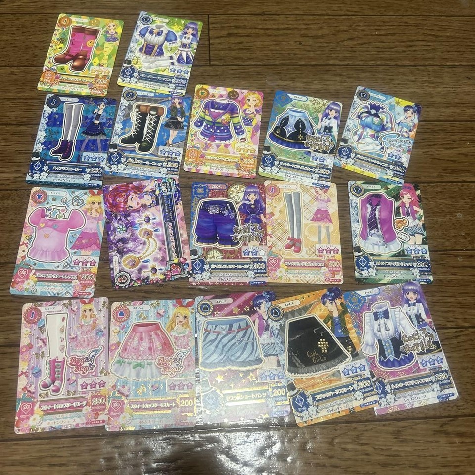 Aikatsu Date Carddass Idol Katsudo Collectable Trading Cards Lot BANDAI ...