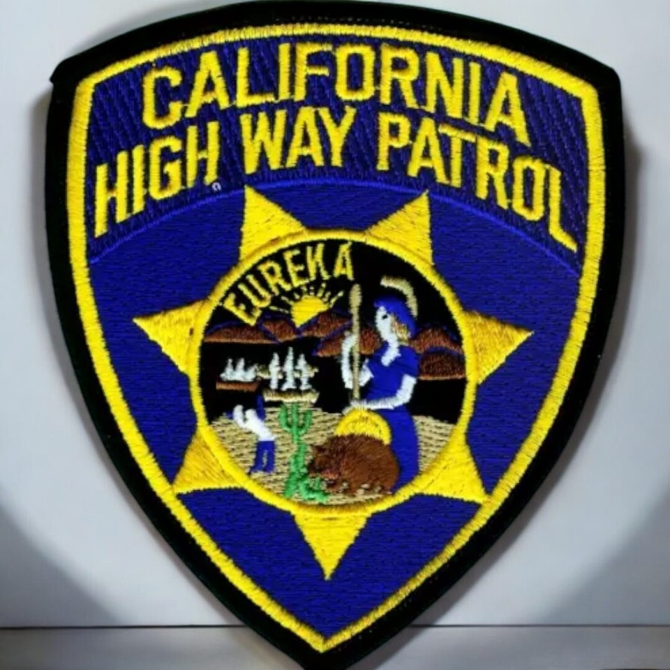 Men's Cowhide leather California Highway Patrol United Uniform With CHP ...