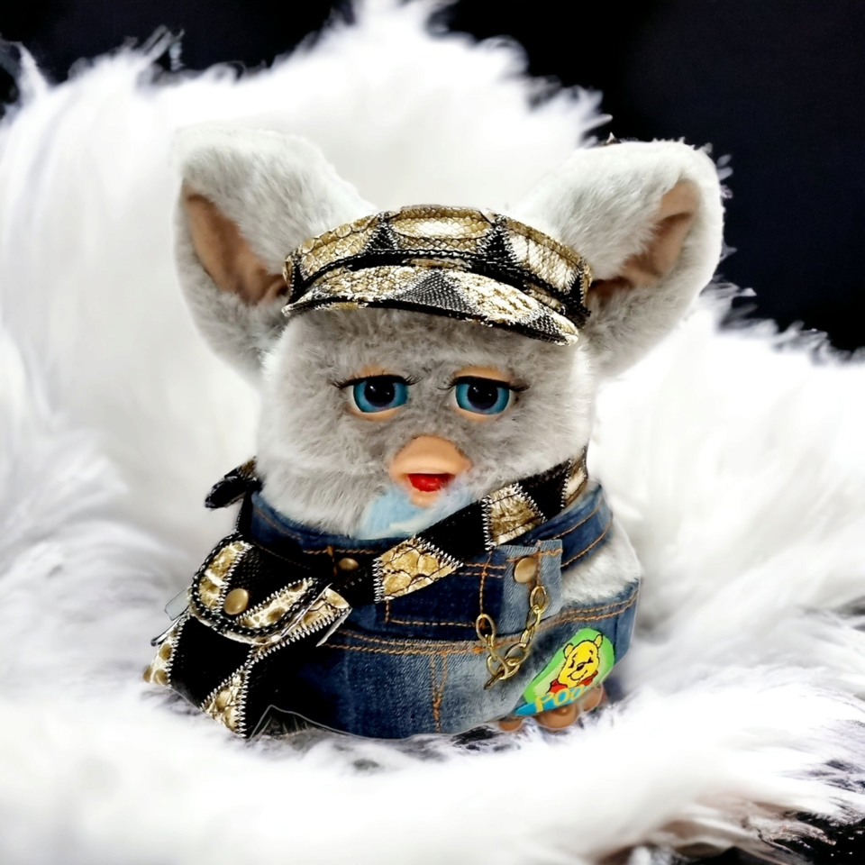 Furby 2005, custom furby, Sleepy Blue Furby, gift ideas, furby custom ...