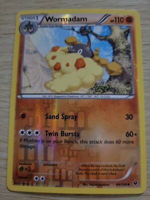 Pokemon TCG Card 2016 XY Fates Collide Wormadam 44/124 Reverse Holo | eBay