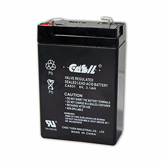 Casil Genuine CA631 6V 3.1Ah SLA Battery for 7845GSM-K14139 for sale ...