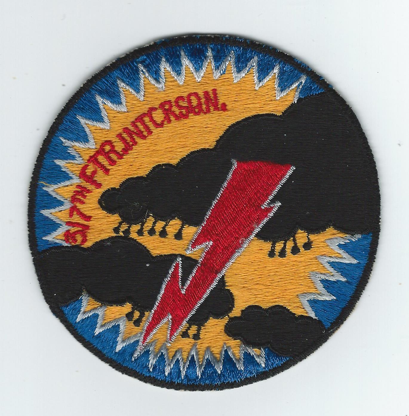 317th FIGHTER INTCP SQUADRON Japanese made patch | eBay