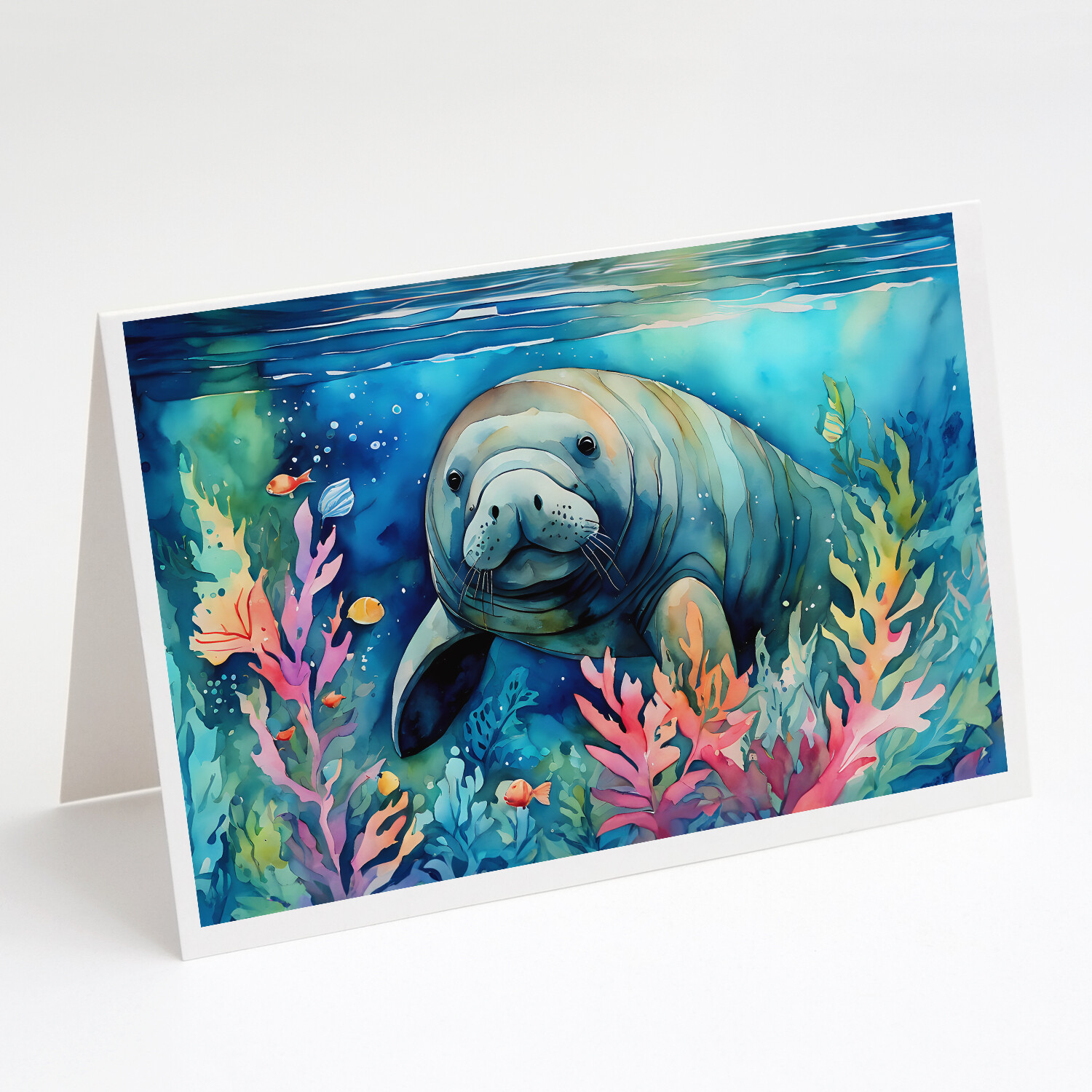 Manatee Greeting Cards and Envelopes Pack of 8 DAC2812GCA7P | eBay