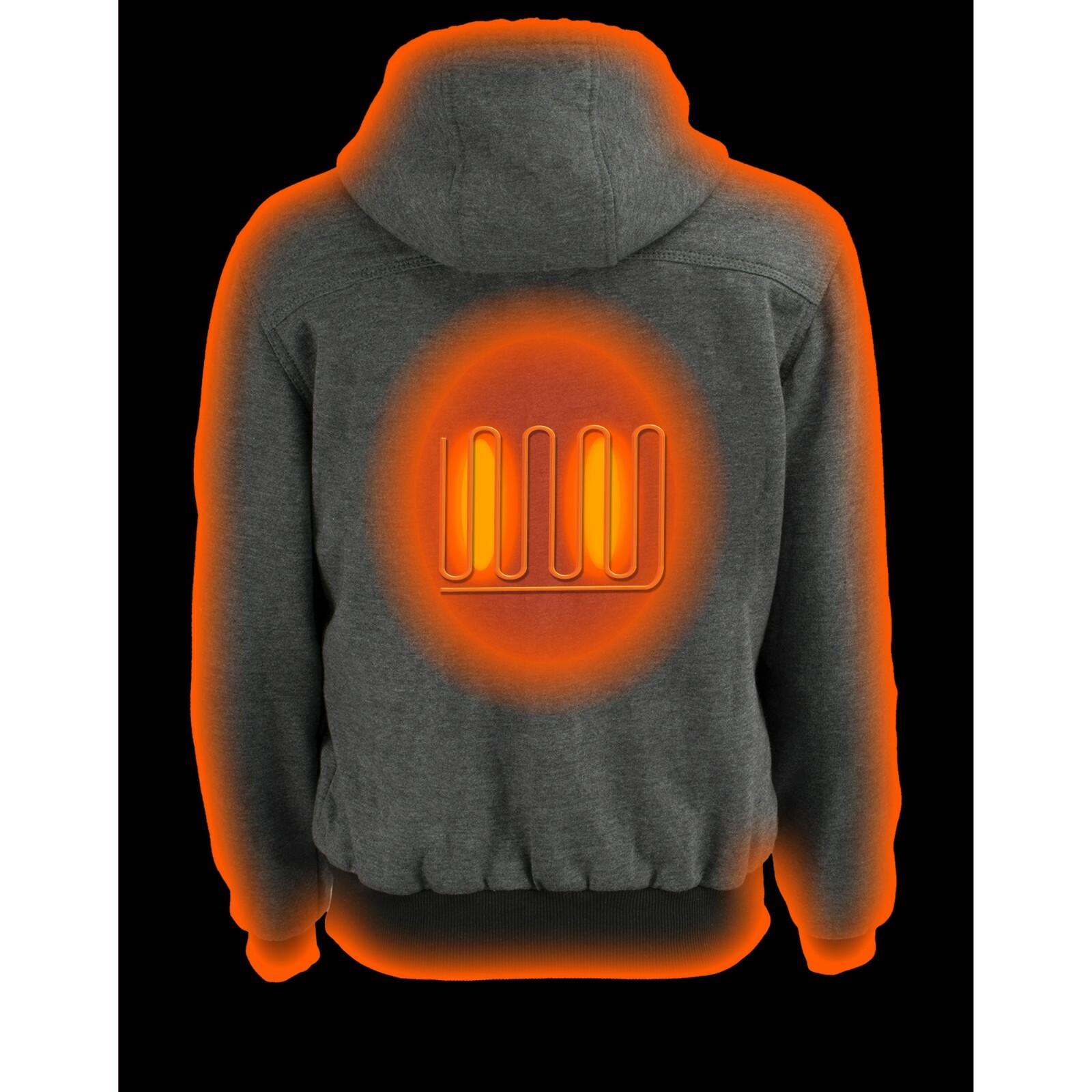 NexGen Heat Women's Grey HEATED Hoodie w/ Battery Pack Included ...