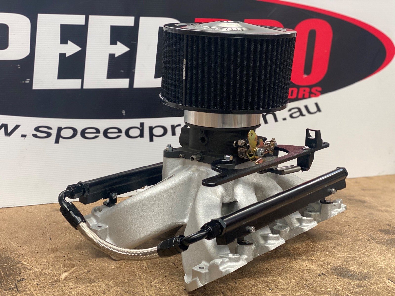 AF6050-5001 LS1/6 Cathedral Hi Rise Intake Manifold Throttlebody ...