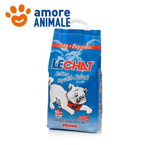 Monge Lechat Katzenklo Meerschaum Natürlich Cat Litter 10 Liter 6,25 KG ...