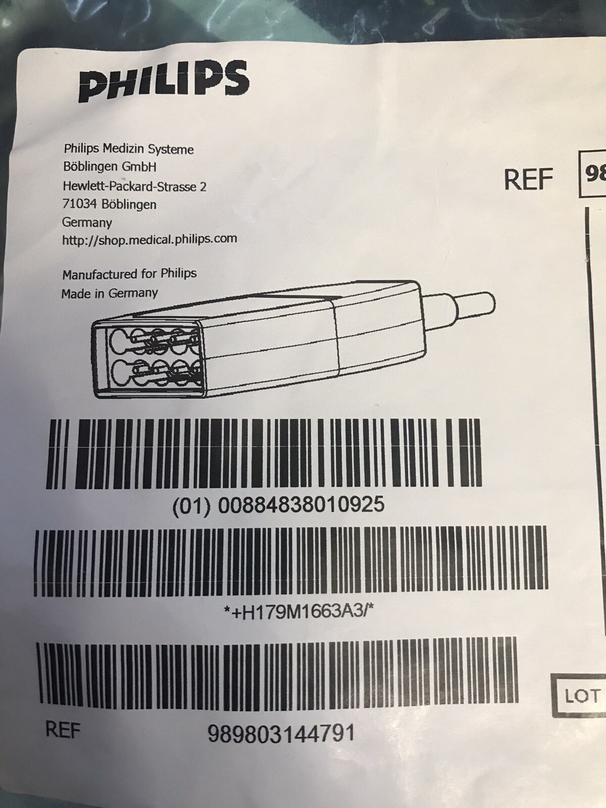 Philips M1663A 989803144791 ECG Trunk Cable 10 Lead for sale online | eBay