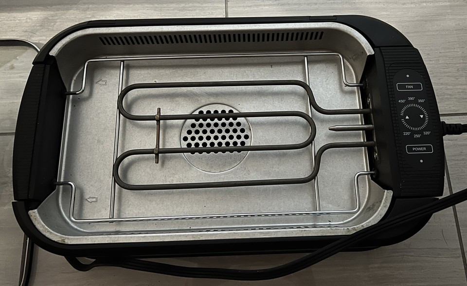 Tristar Products 1500w Smokeless Grill With Fan PG-1500 [Complete ...