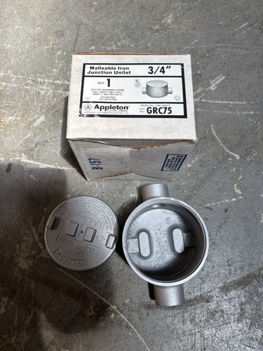Appleton GRC75 3/4" Mall Iron GR Conduit Out Box for sale online | eBay