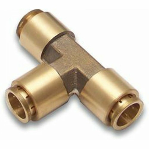 BRASS 1/2" 3 WAY HOSE TEE AIR LINE & COMPRESSOR FITTING | eBay