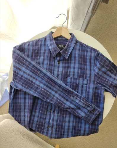 APC Checked Pattern Shirt | eBay