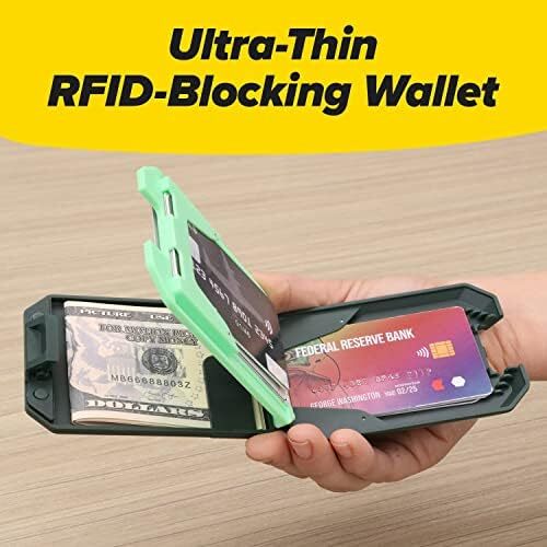 Slim Mint Wallet Ultra-Thin RFID-Blocking, AS-SEEN-ON-TV, ID Theft ...