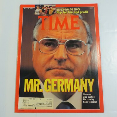 1990 JULY 30 TIME MAGAZINE - HELMUT KOHL, MR. GERMANY A8 | eBay
