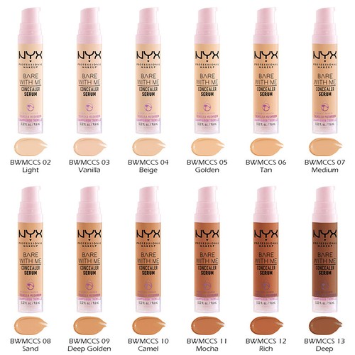 1 NYX Bare With Me Concealer Serum - BWMCCS " Choisissez Votre 1 Couleur " Joy's | eBay