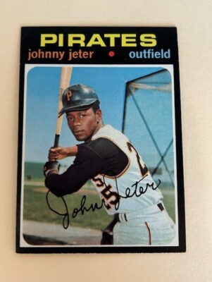 1971 Topps - #47 Johnny Jeter Great Looking Card! Great Price!👀🔥🔥⚾ | eBay