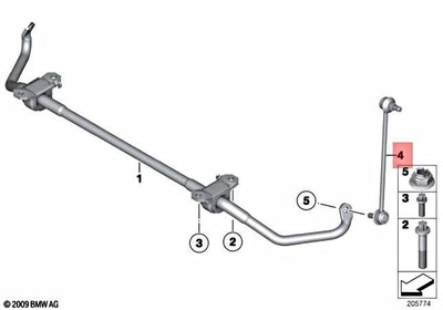 Genuine BMW F01 F01N F02 F02N F03 F03N Front Swing Support OEM ...