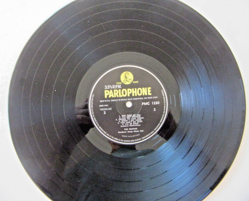 The Beatles -"A Hard Days Night" 1st Press 1964 LP -UK-3N/3N -Stunning ...