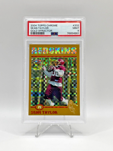 Sean Taylor 2004 Topps Chrome RARE #/279 GOLD XFRACTOR (RC) | PSA 9 ...