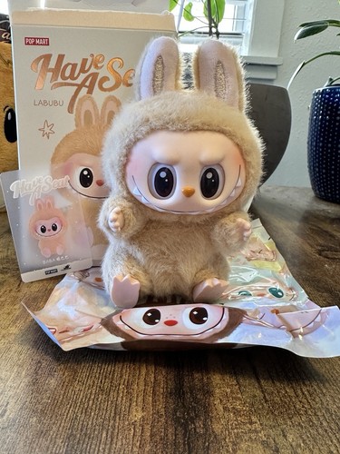 Labubu THE MONSTERS Have a Seat Series Vinyl Plush Toy - BABA - Popmart | eBay