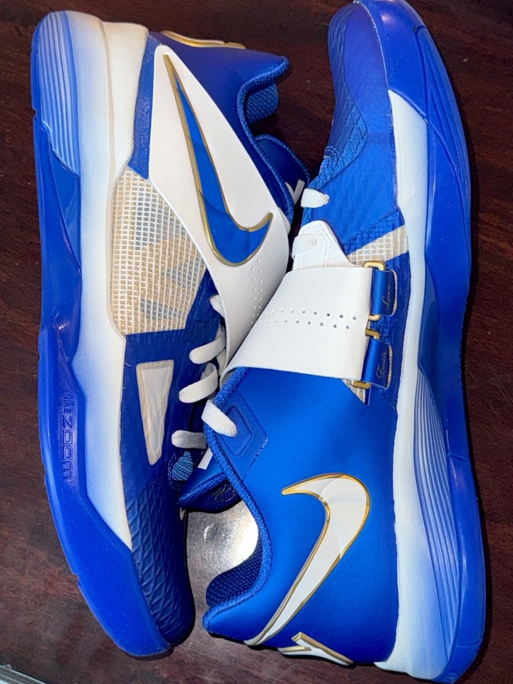 Nike Zoom KD 4 MVP Basketball Shoes Mens 11.5 Hyper Royal FZ3540-400 ...