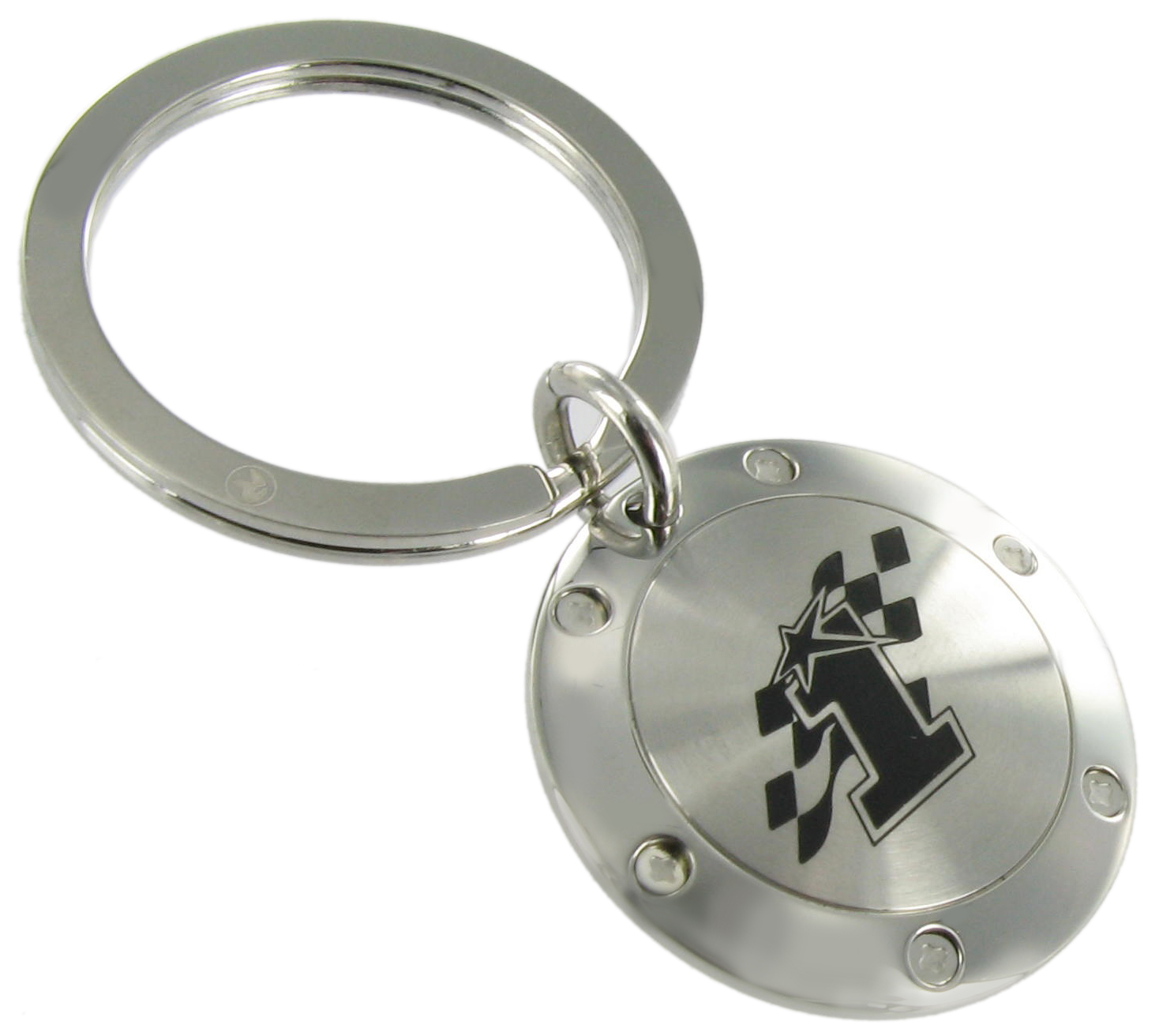 Rochet Roma #1 Racing Solid Stainless Steel Key Chain Ring | eBay