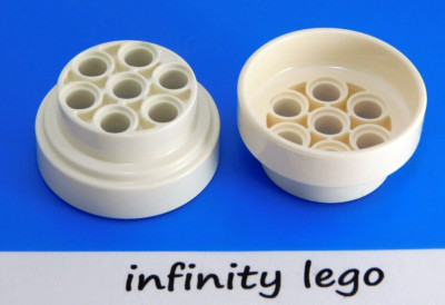 2 LEGO White Wheel Rim Ø31.4 x 16 Plane Jet Engine Round (60208) | eBay ...