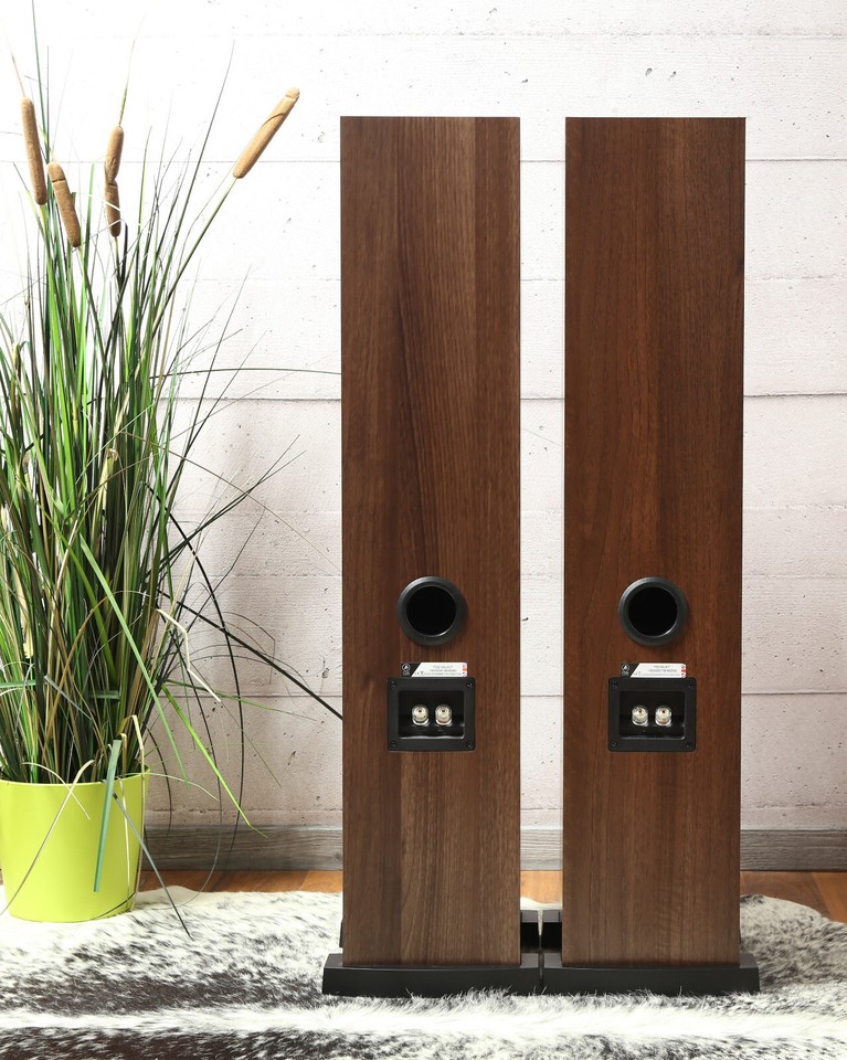 2x Fyne Audio F302 Walnut, Lautsprecher, fast wie NEU. OVP! Speakers ...