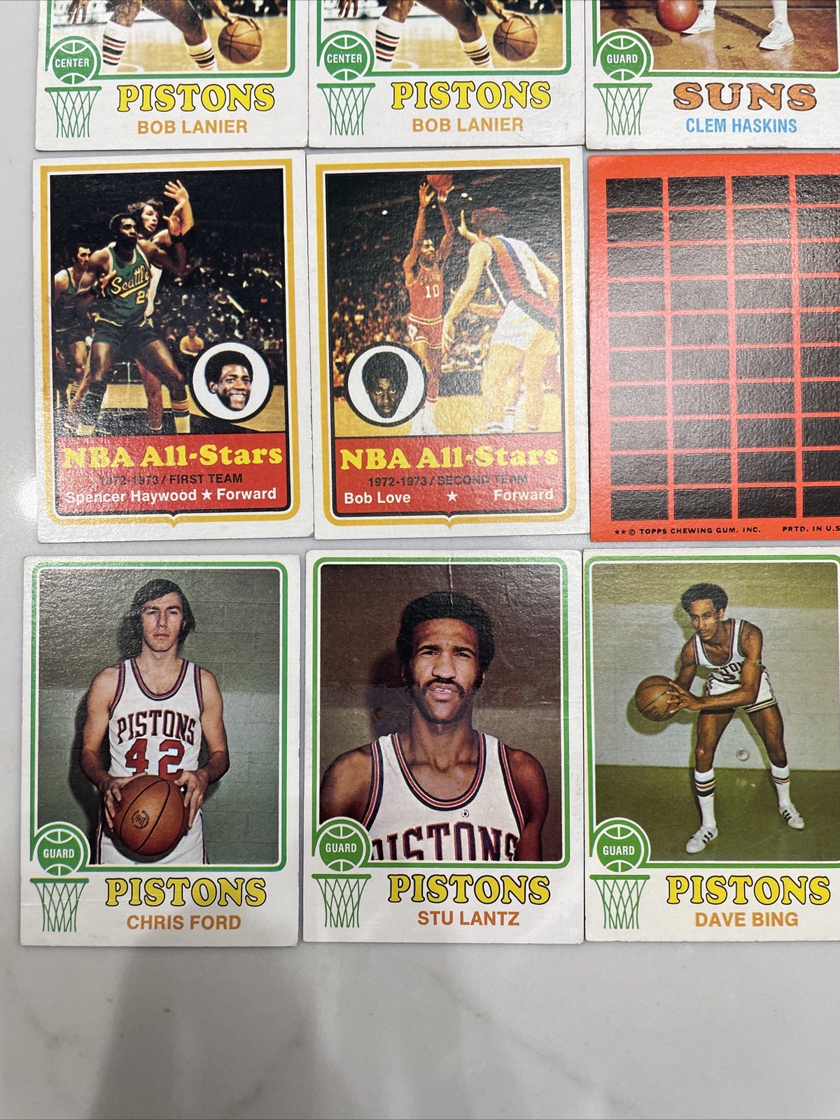 1973-74 Topps Basketball Lot Of 18 Different & ABA Mid Grade | eBay