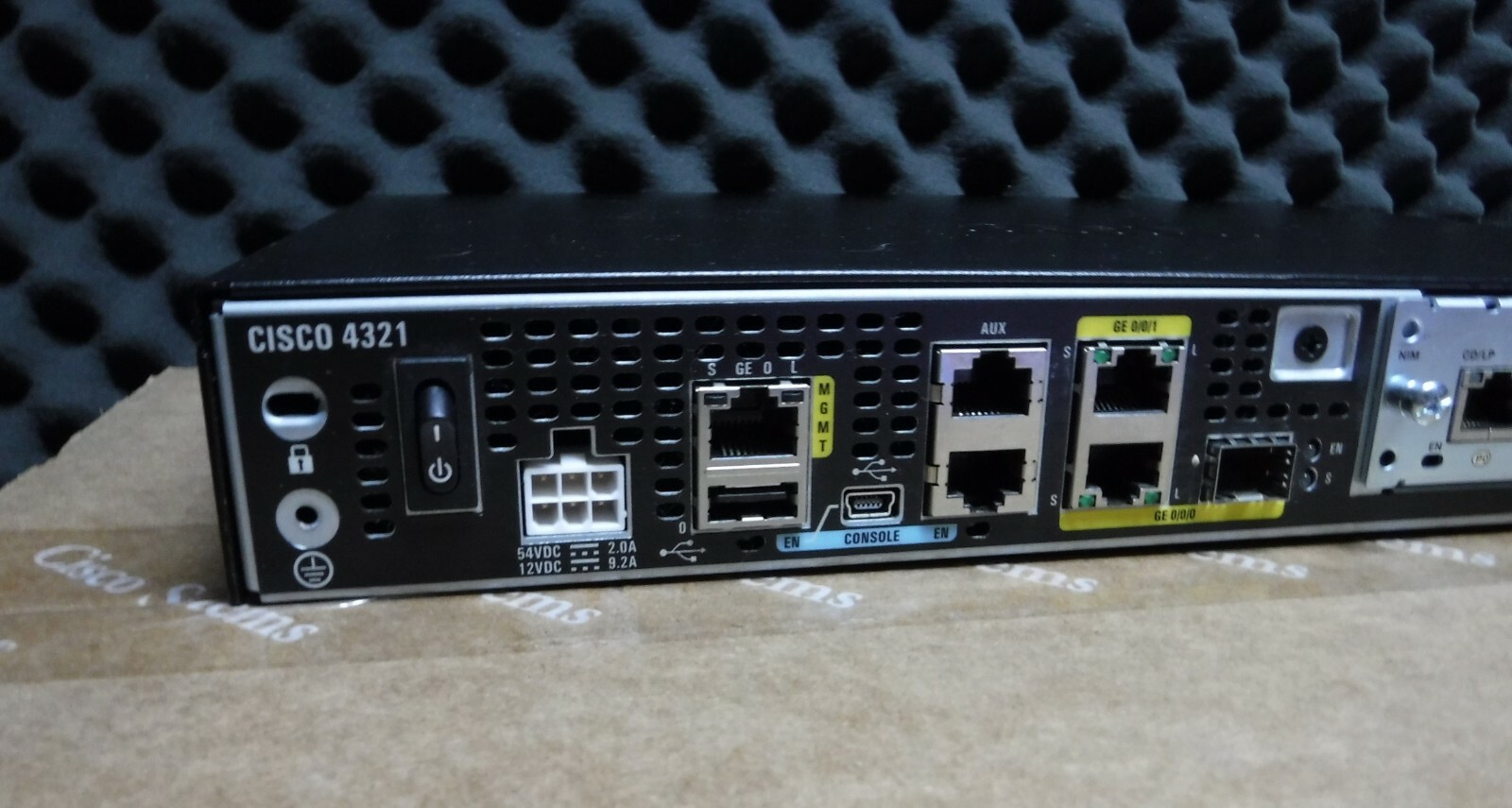 CISCO ISR4321/K9 Router NIM-2MFT-T1 IPBase 4321 Not Affected FP *1-YR ...