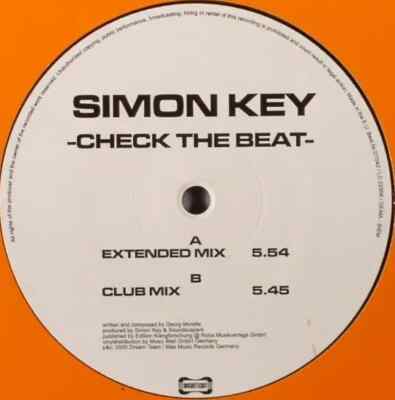 Simon Key Check The Beat Vinyl Single 12inch Dream Team | eBay.de