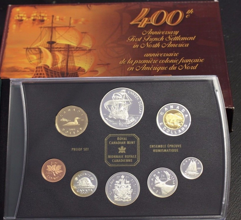 2004 Canada Proof set 400TH FIRST FRENCH SETTLEMENT IN NORTH AMERICA | eBay
