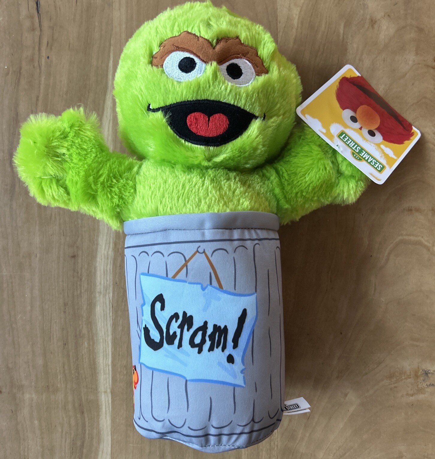Oscar The Grouch "Scram" Stuffed 12” Plush from 2022 Sesame Street ...