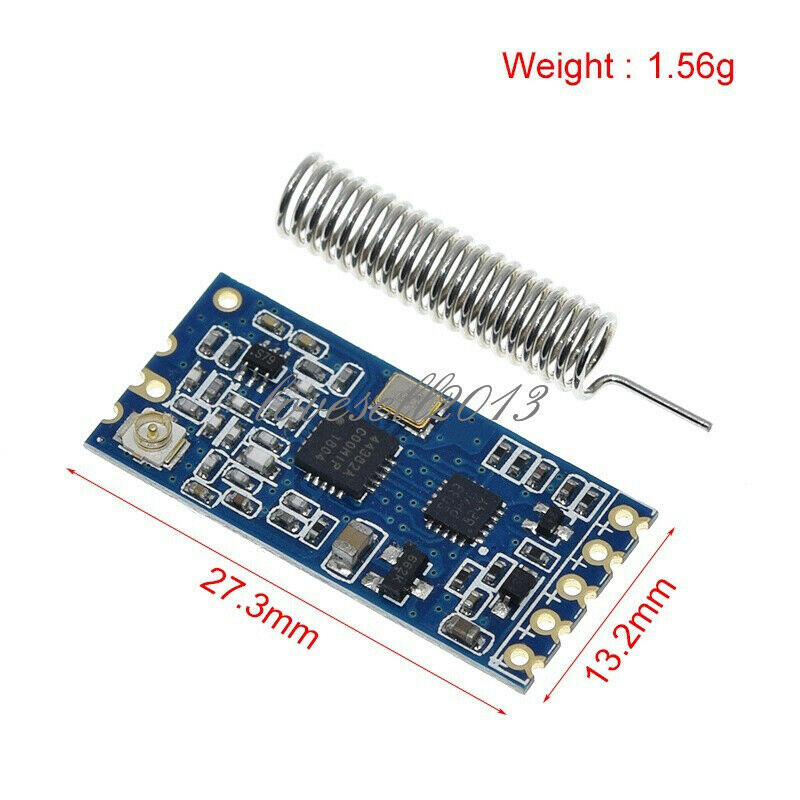 433Mhz HC-12 SI4463 Wireless Serial Port Module 1000m Replace Bluetooth ...