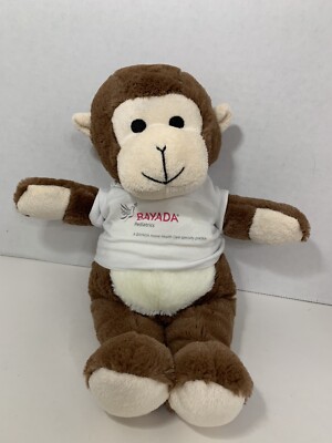 MS Teddy Bear Inc brown monkey plush stuffed animal wearing t-shirt | eBay