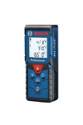 Bosch BLAZE 165 ft. Dual Power Battery Laser Distance Tape Measuring ...