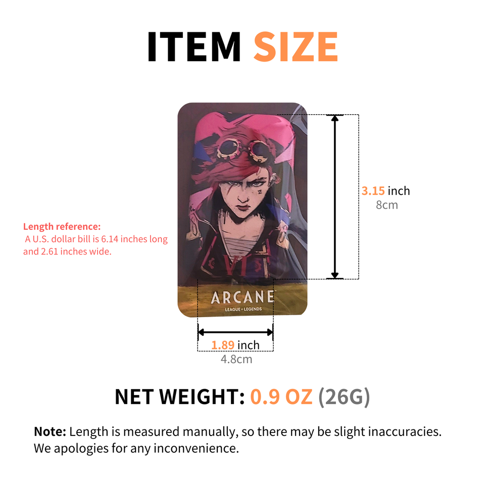 ARCANE League of Legends Vi & Caitlyn Flash Can Badge Bundle Official ...