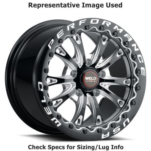 Weld Racing S908B0067P48 Belmont Beadlock 15"x10" Wheel - Gloss Black ...