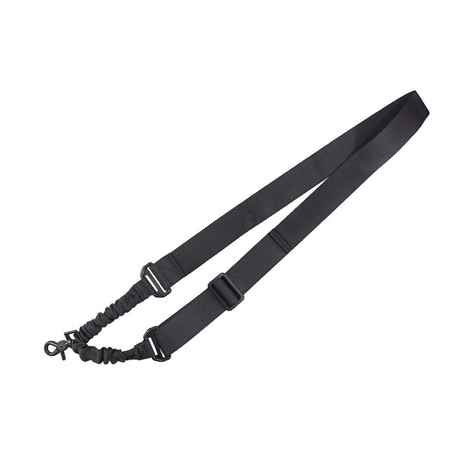 New Tactical One 1 Point Rifle Gun Sling Strap Bungee Adjustable Quick ...