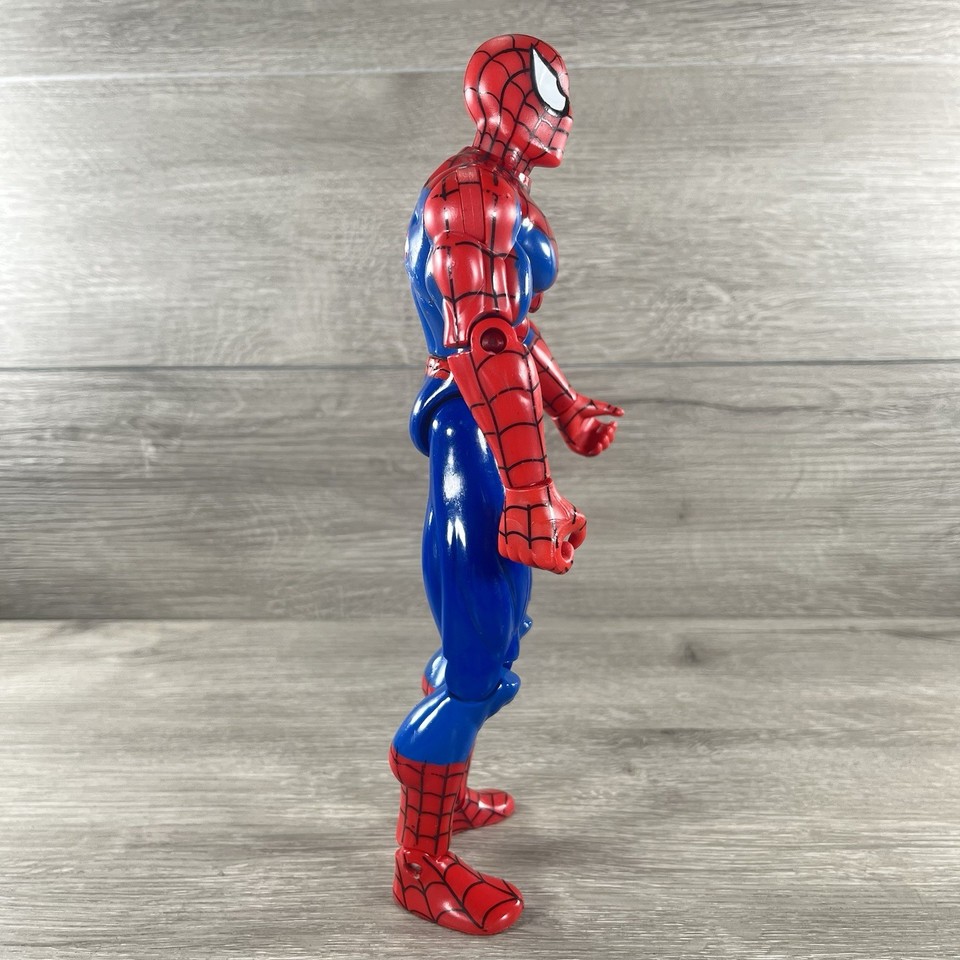 Vintage 1997 Toy Biz Marvel Spider -Man 10” Posable Deluxe Action ...