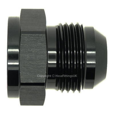 AN-12 FEMALE to AN-16 MALE JIC BLACK EXPANDER/REDUCER Hose Fitting ...