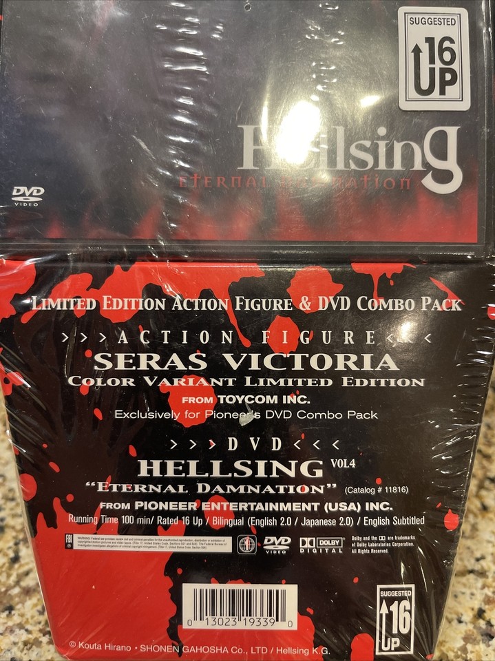 Hellsing Limited Edition Action Figure and DVD Combo Pack | eBay