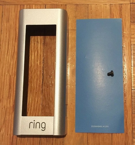 2 Items: Ring Video Doorbell Pro Cover Face Plate and Wedge Mount Angle ...