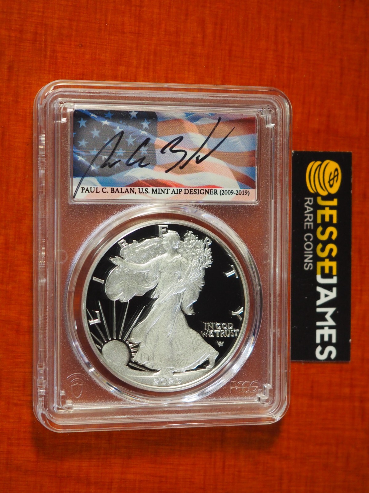 2023 W PROOF SILVER EAGLE PCGS PR70 DCAM ADVANCED RELEASE PAUL BALAN ...
