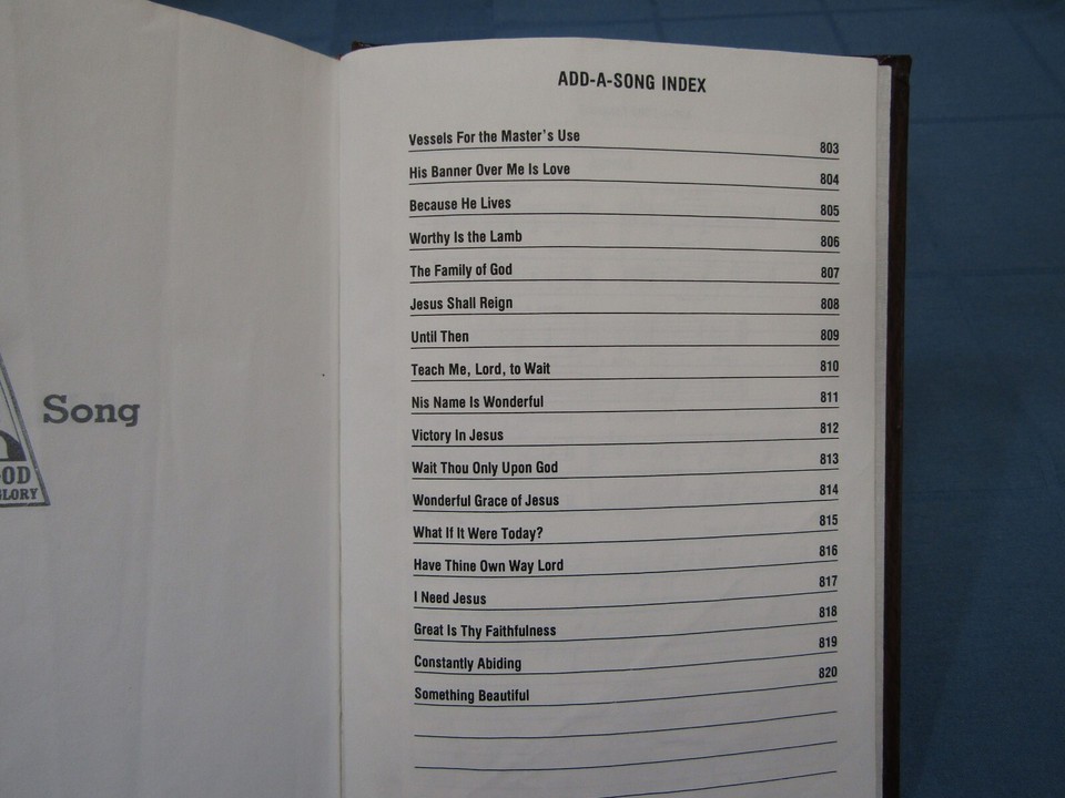Living Hymns Encore Publications Hymnal Hardcover Book Alfred B. Smith ...