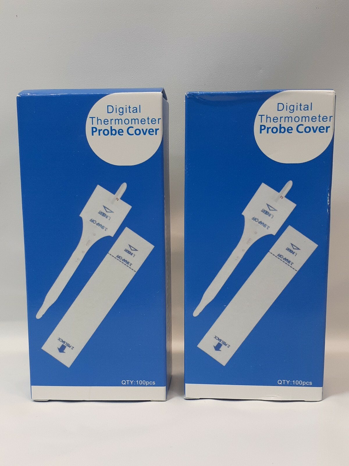 Lot Of 2 - 100 Digital Thermometer Probe Covers Disposable Protectors ...