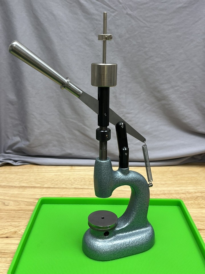 Horia staking tool with lever to rivet watchmaker lathe tools bergeon ...
